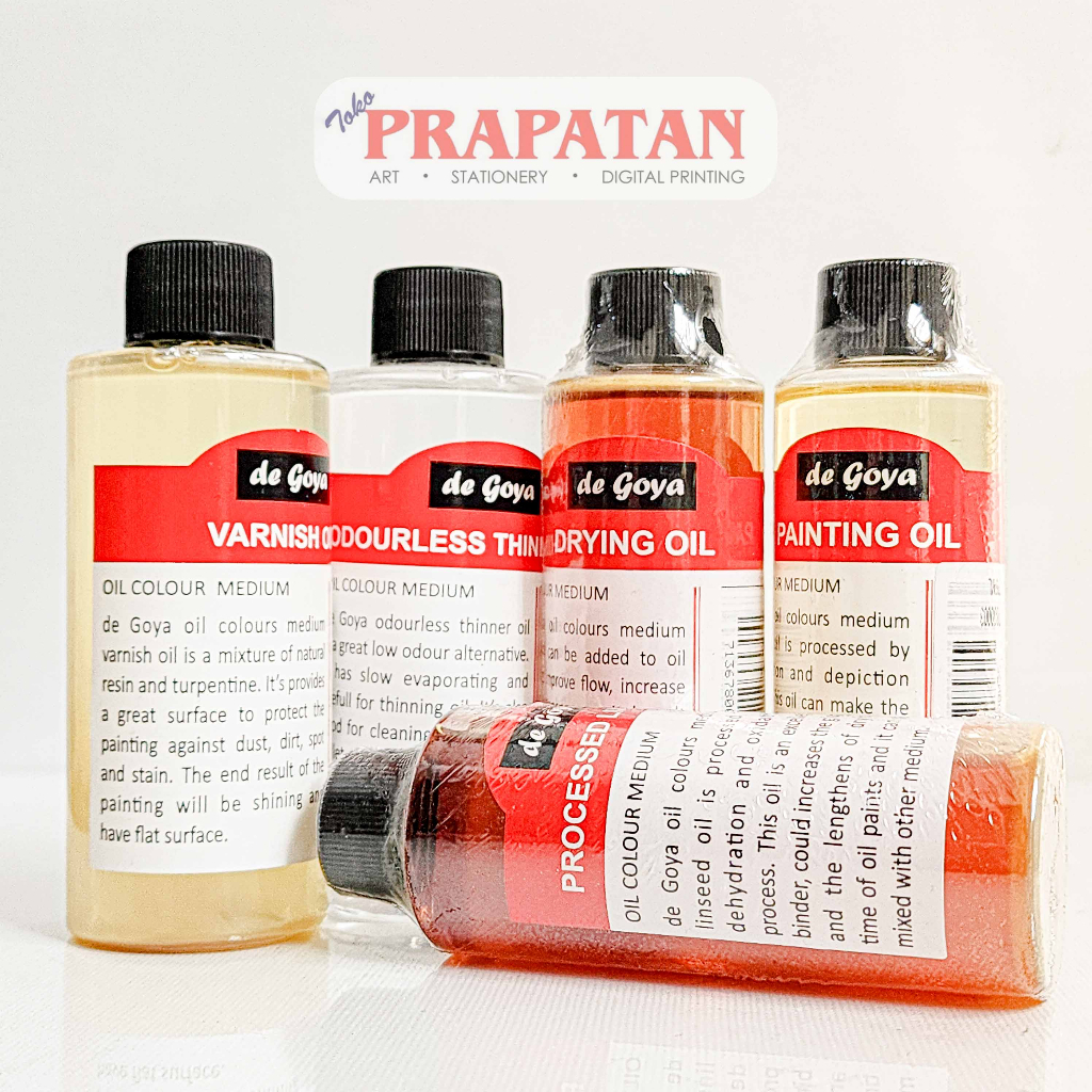 Jual De Goya Oil Color Medium 75ml | Medium Cat Minyak | Shopee Indonesia