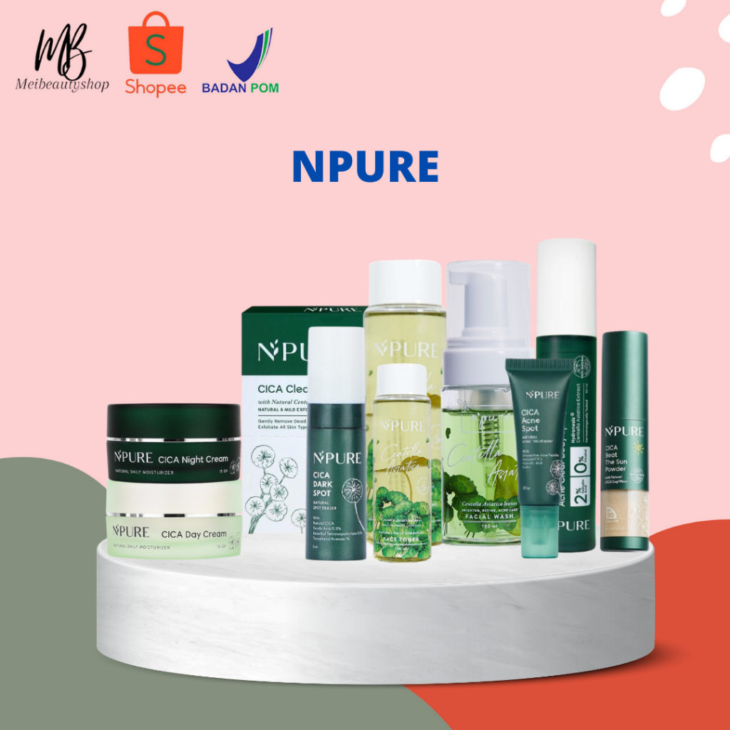 Jual NPURE Day Cream/Night Cream/Clear Pad/Dark Spot/Acne Spot/Sun ...