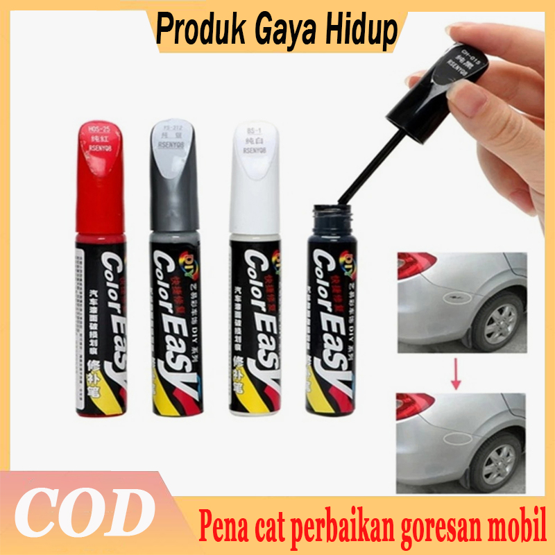 Jual Pena Touch Up Mobil/ Spidol Ajaib/Color Easy Cat Spidol Penghilang ...