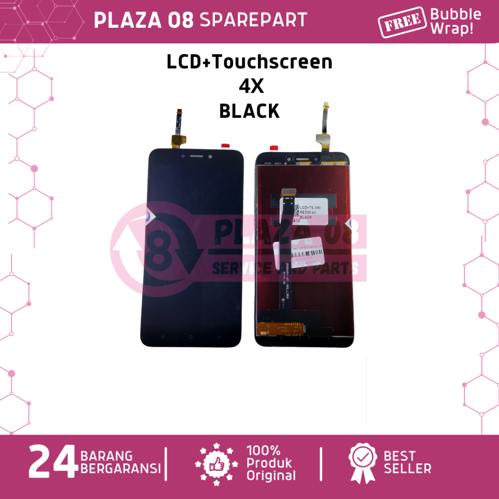 Jual LCD + Touchscreen RED 4X (BLACK/WHITE) | Shopee Indonesia