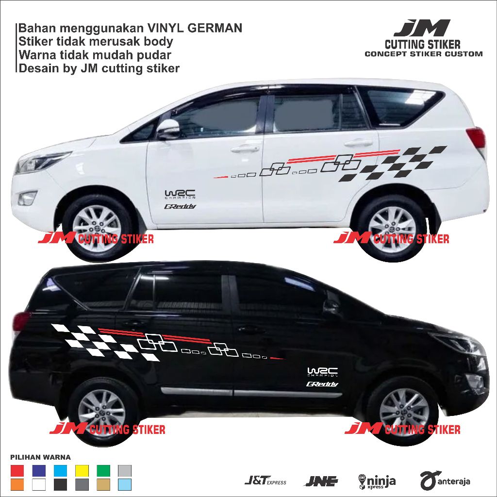 Jual Stiker mobil toyota innova cutting stiker striping greddy stiker ...