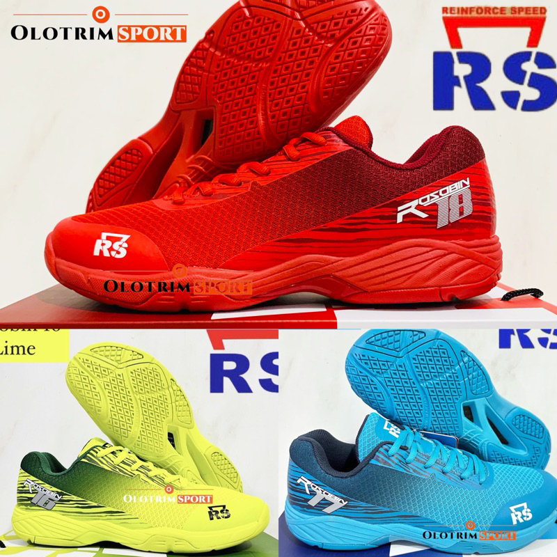 Jual Sepatu Badminton RS Rosobin 11 12 14 15 16 17 18 Original | Shopee ...