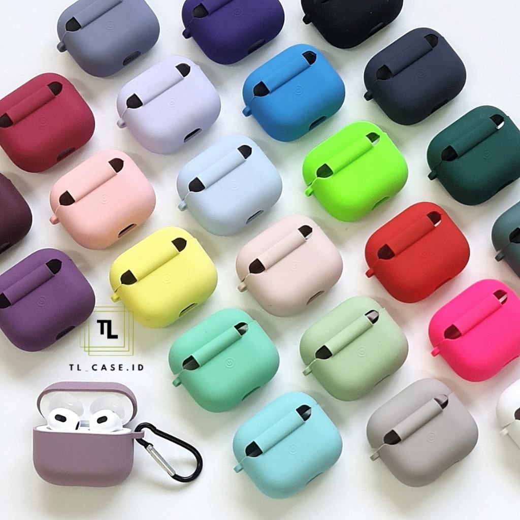 Jual ( TANPA PODS ) SILICONE CASE AIRPODS BASIC GEN 1 & 2 / GEN 3 ...