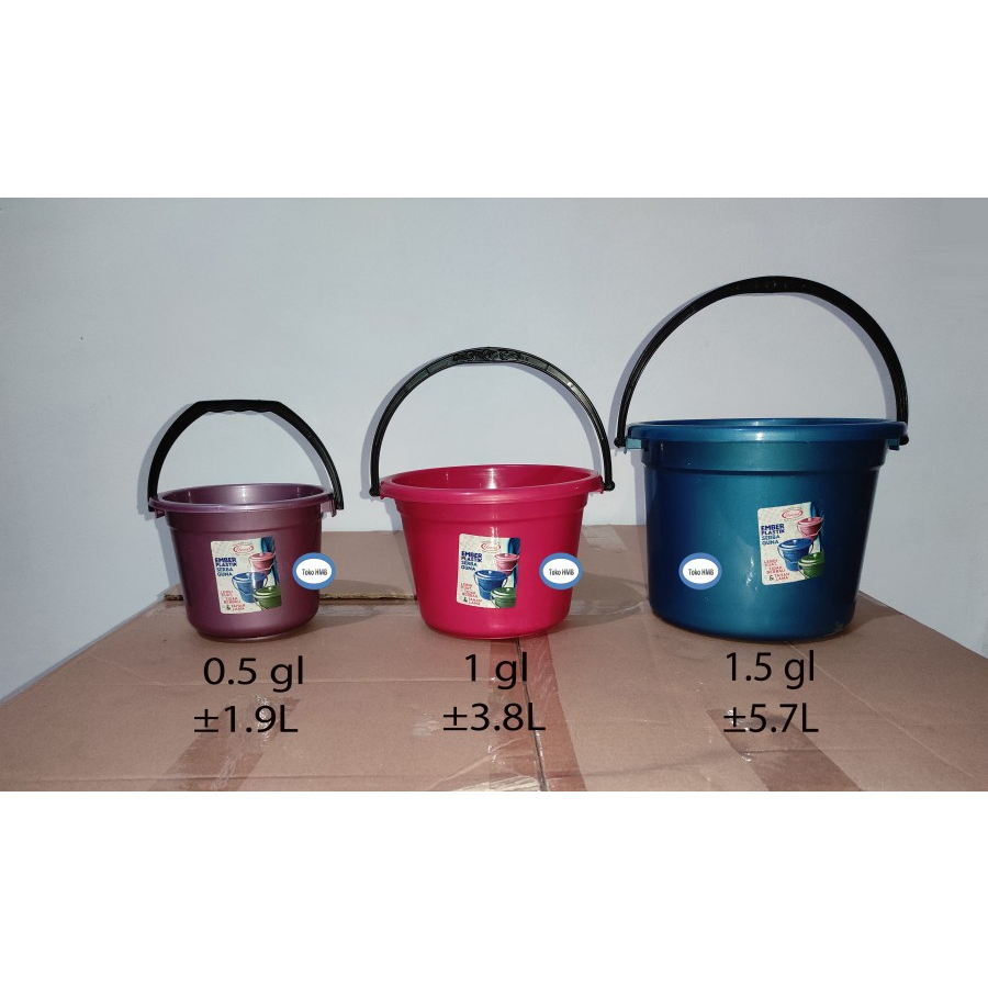 Jual Ember Kecil Mini Plastik 0.5gl Great | Shopee Indonesia