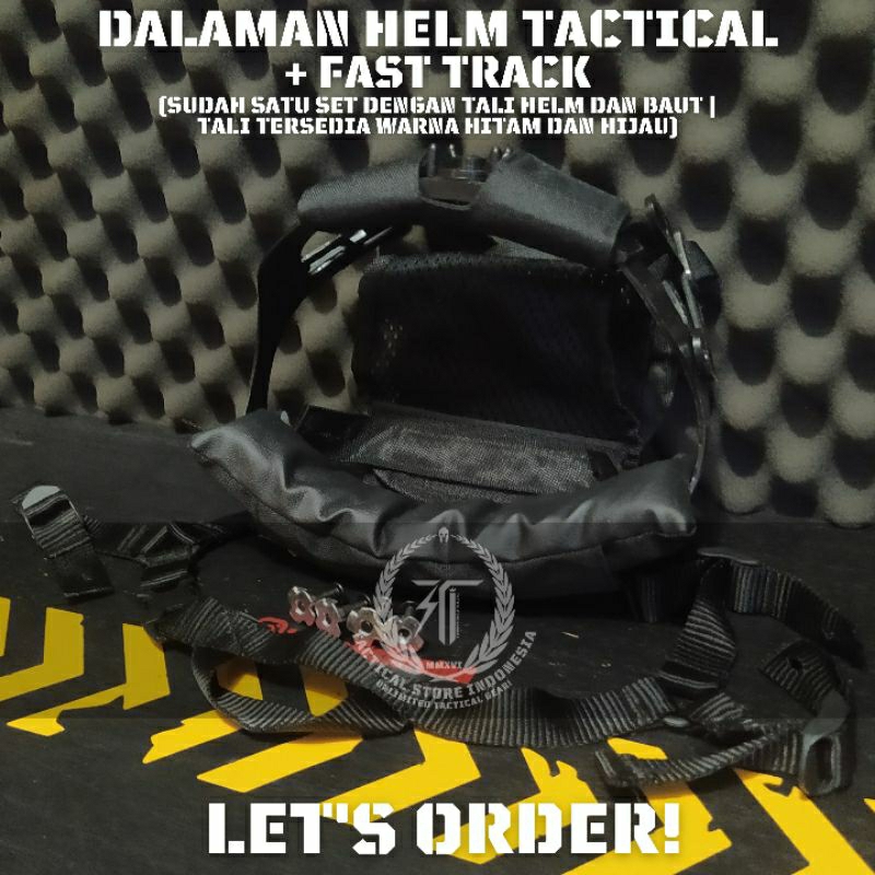 Jual Dalaman Helm Tactical Fast Track Helm Tactical + Tali Helm Dan ...