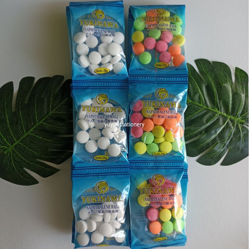 Jual KAPUR BARUS YUKINAWA RENTENG | KAMPER NAPHTALENE BALL | Shopee ...