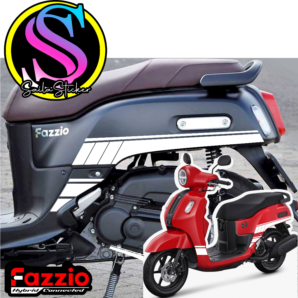 Jual 180(A)/STICKER CUTTING/STICKER MOTOR/STRIPING LIS FAZZIO/STICKER ...