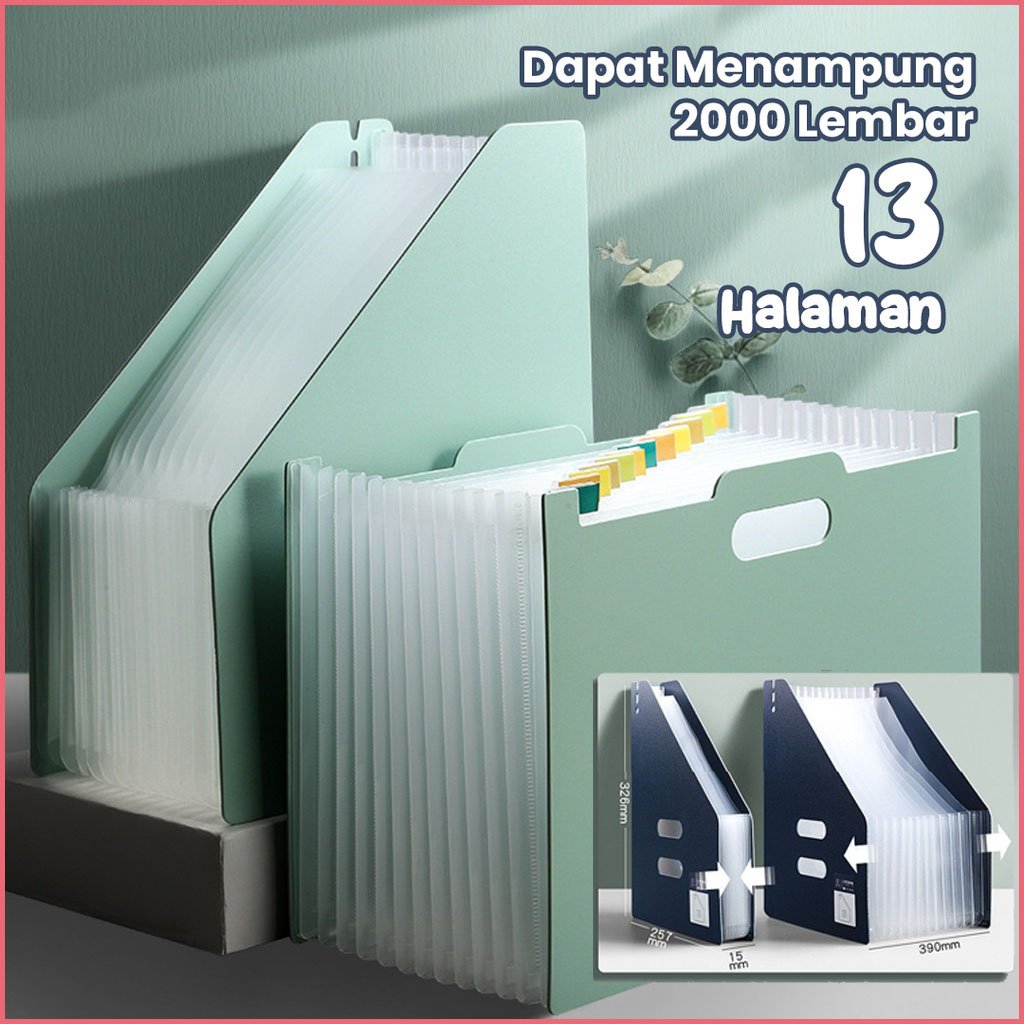 Jual GAGALU Standing file A4/ File folder document bag/ Tas document ...