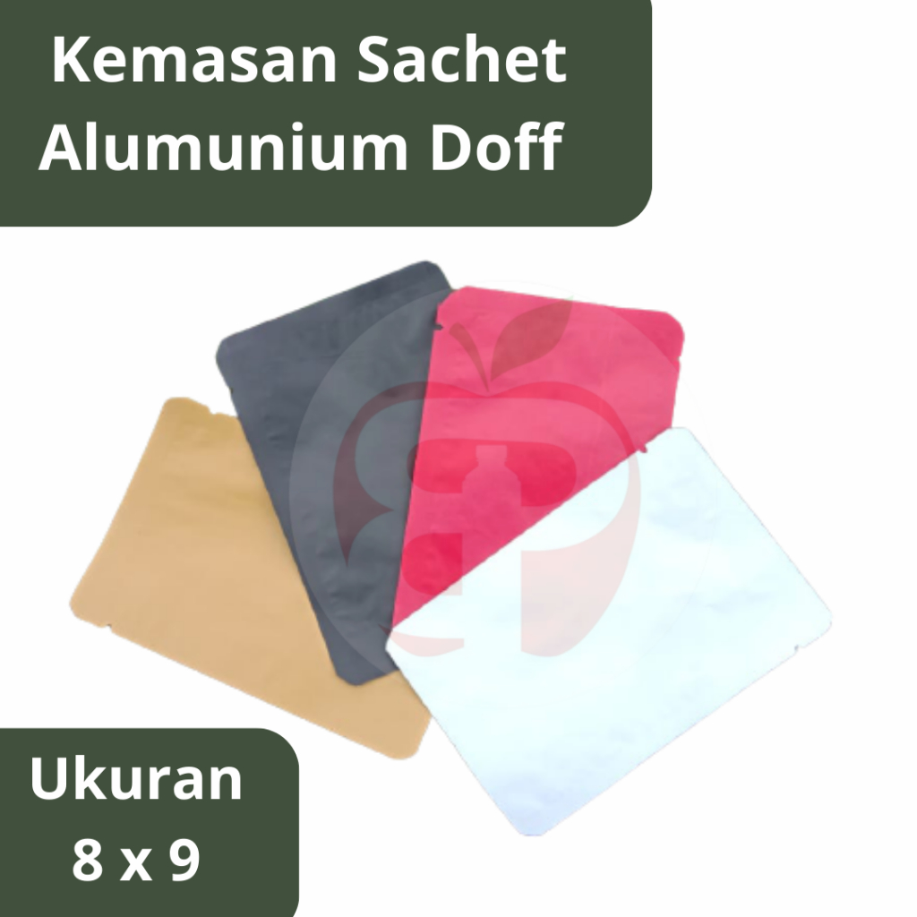 Jual [100PCS] KEMASAN SACHET ALUMINIUM ALUMUNIUM DOFF WARNA 8 x 9 8X9 ...
