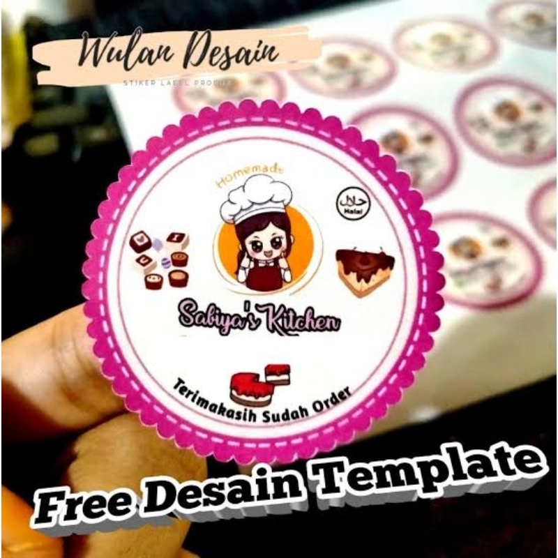 Jual stiker makanan ringan#stiker jualan makanan ringan ukuran 5x5cm ...