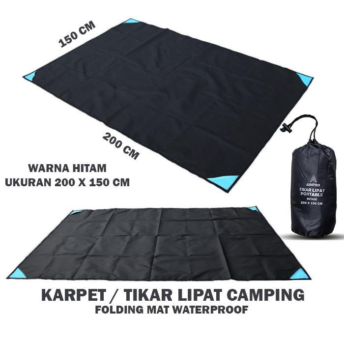 Jual KARPET PIKNIK LIPAT TAHAN AIR WATERPROOF PORTABLE KARPET CAMPING ...