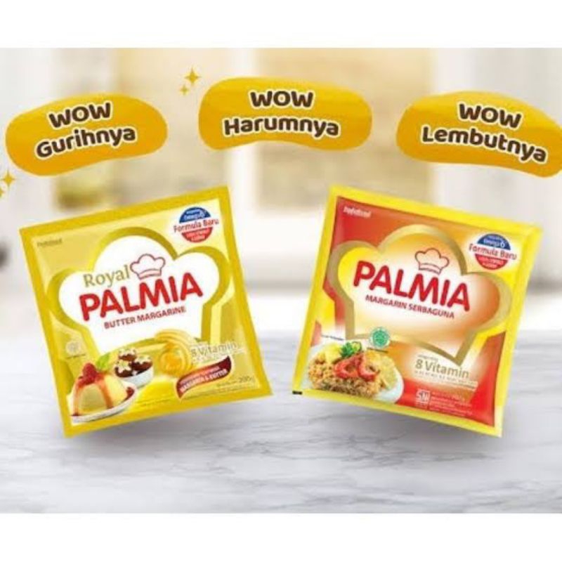 Jual PALMIA Butter & Margarine - Sacheet 200gr - All Variant | Shopee ...