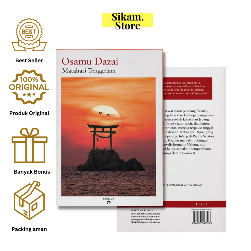 Jual Osamu Dazai – Matahari Tenggelam | Shopee Indonesia