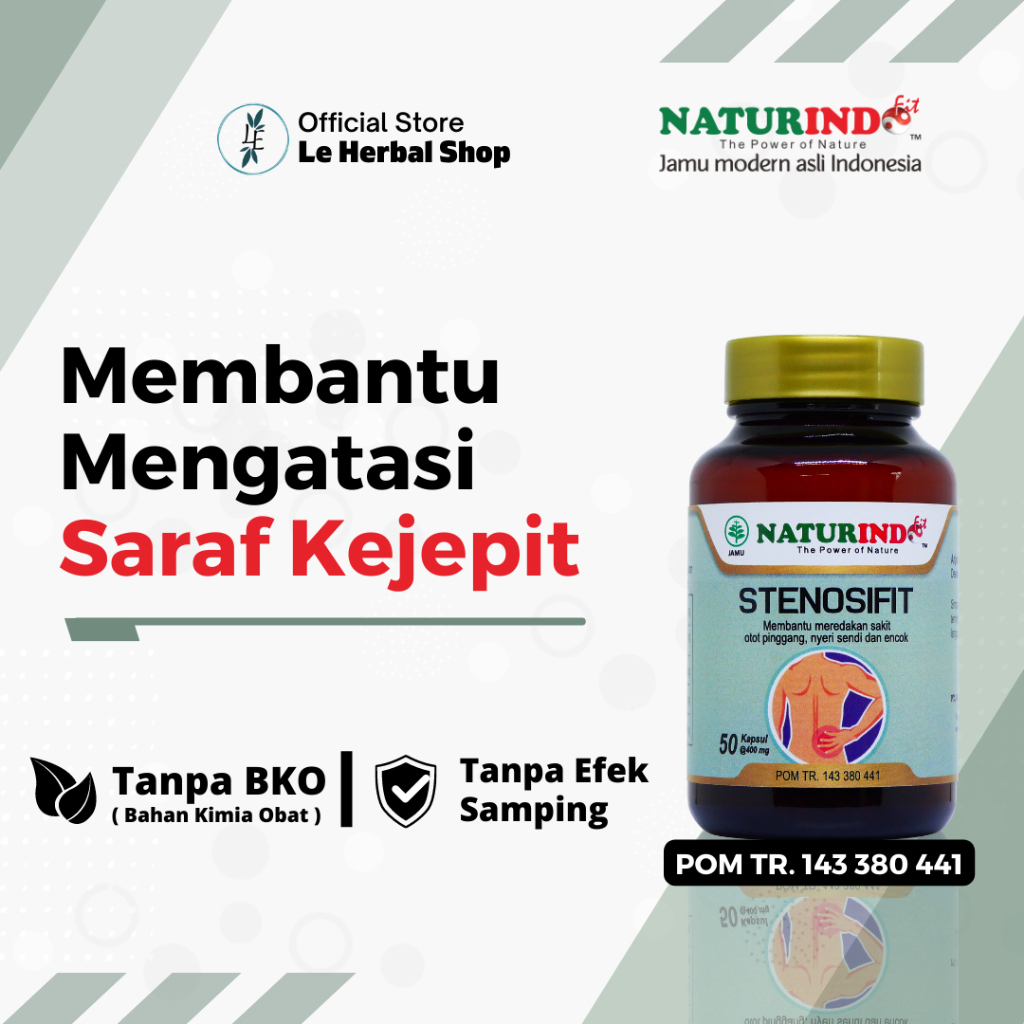 Jual Obat Saraf Syaraf Sarap Kejepit Pinggang Belakang Bokong Kaki ...