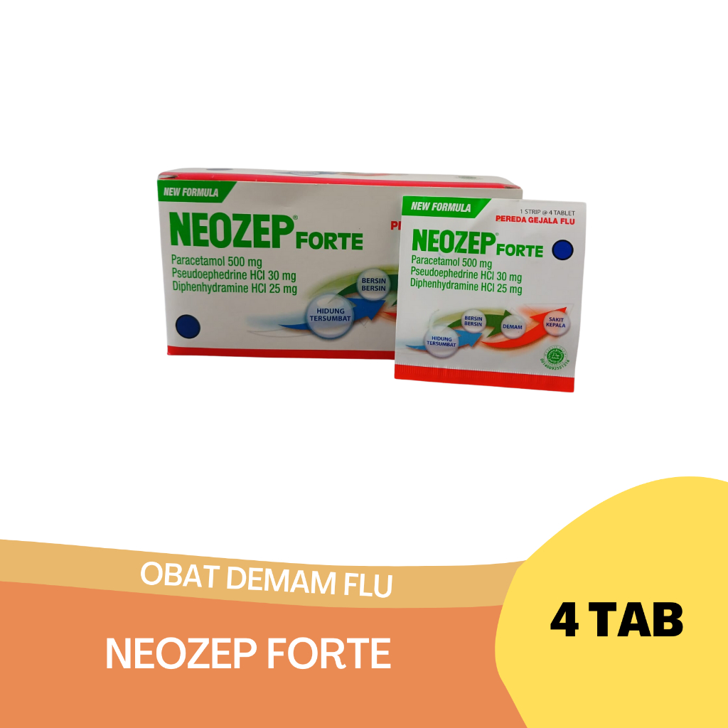 Jual Neozep forte per 1 strip | Shopee Indonesia