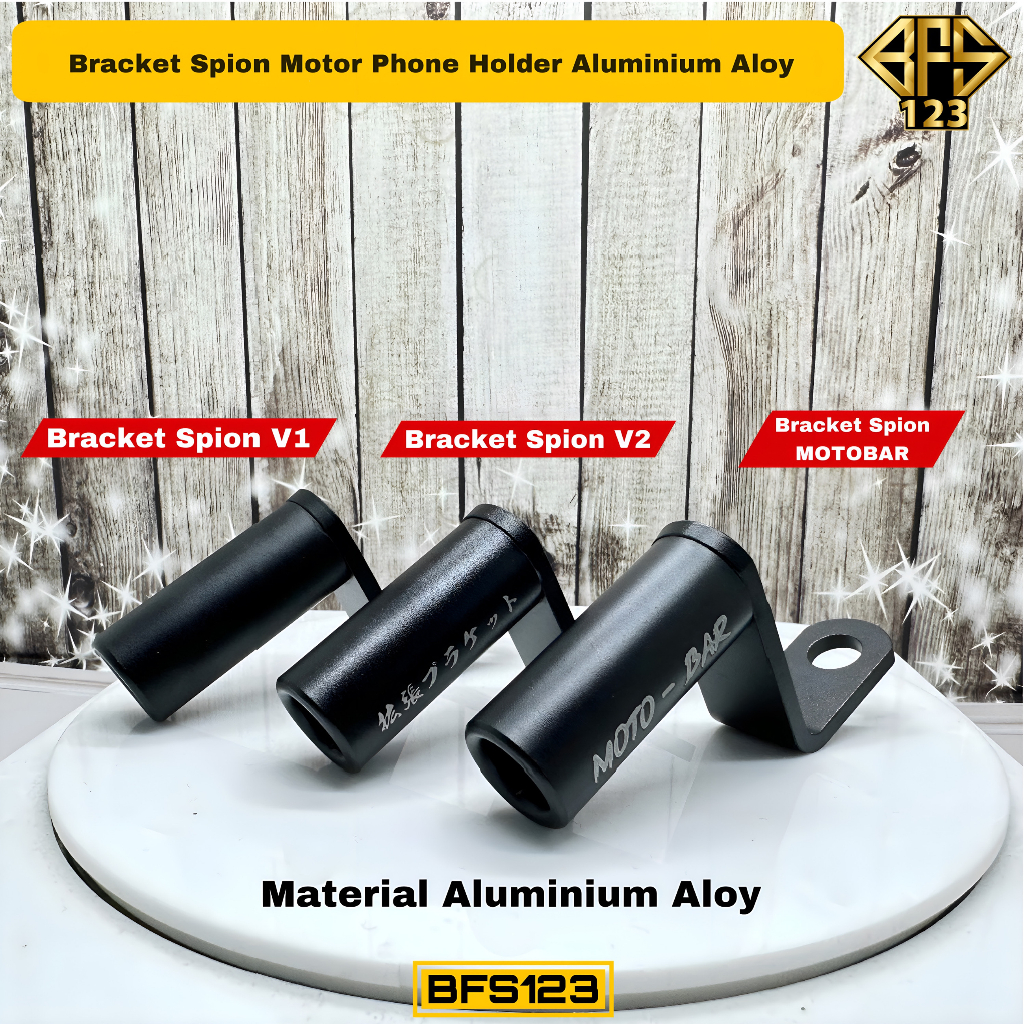 Jual Bracket Spion Motor Lampu Senter Holder HP Aluminium Aloy | Shopee ...