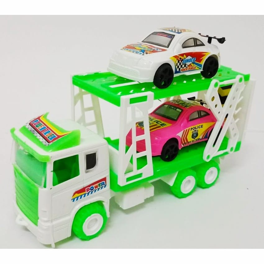 Jual [ MJ ] Mobil-mobilan Mainan Anak Truk Angkut Mobil Isi 1dan 2 ...