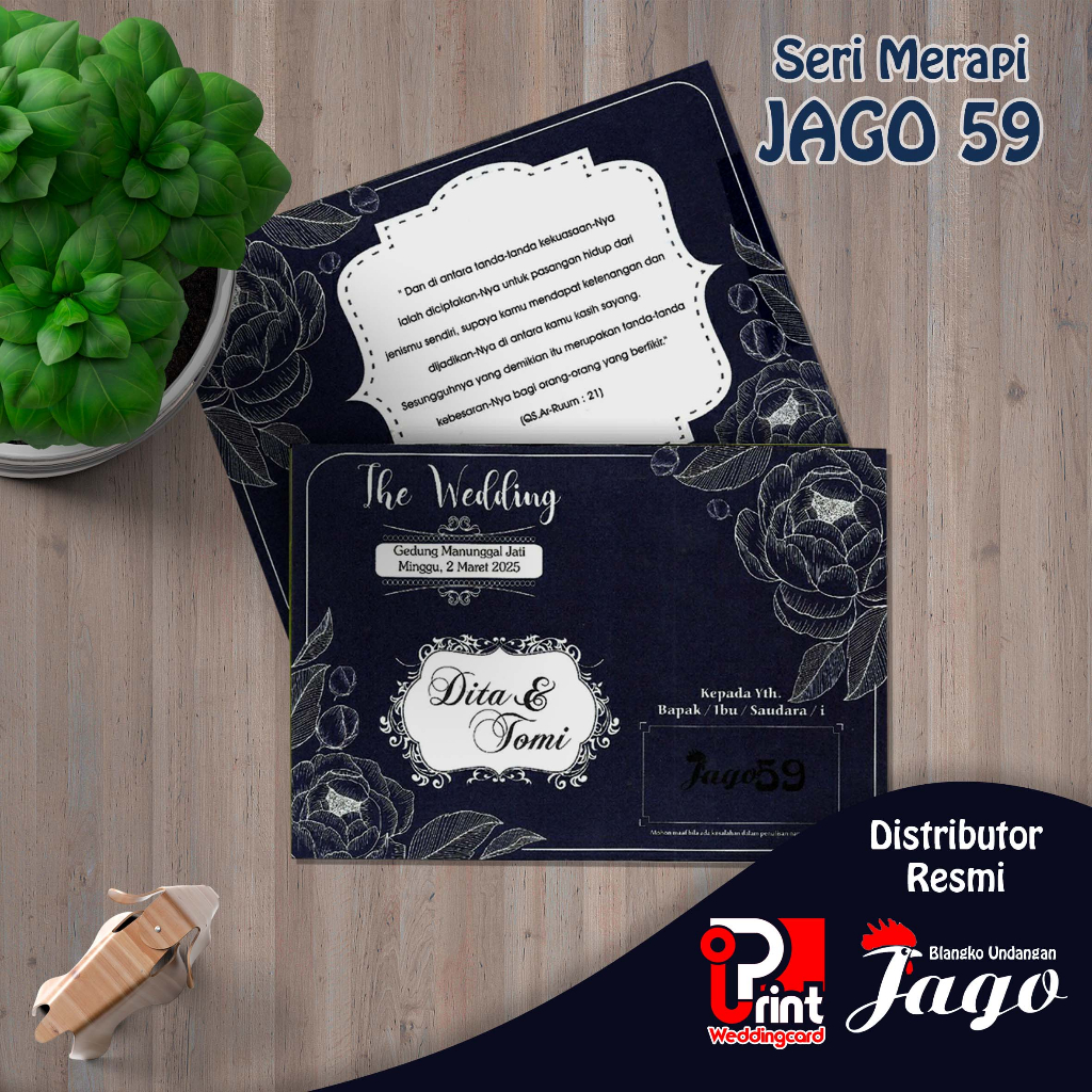 Jual Cetak Undangan Jago 59 | Cetak Undangan Blangko Murah | Cetak ...