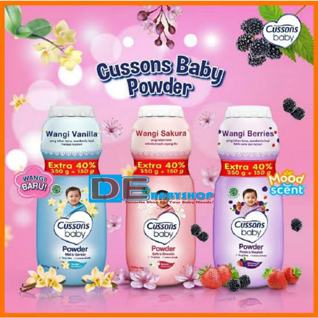 Jual Cussons Baby Powder EXTRA / bedak bayi cusson 50g / 100g / 260g ...