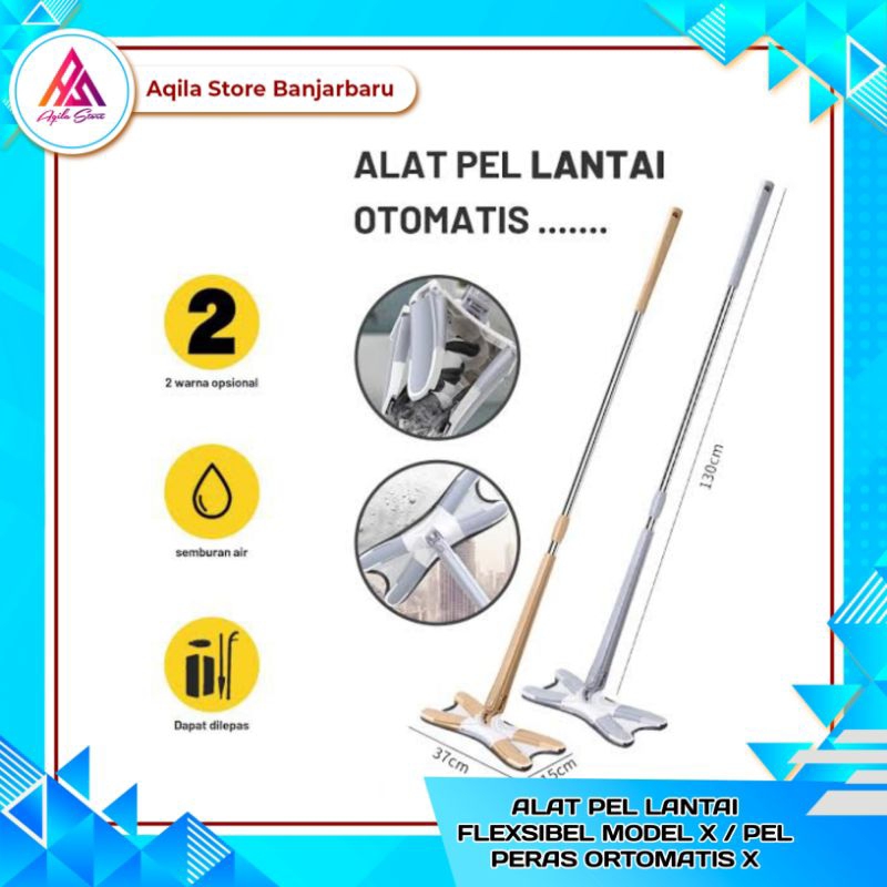 Jual Alat Pel Lantai Flexsibel Model X / Pel Peras Otomatis X / Pel ...