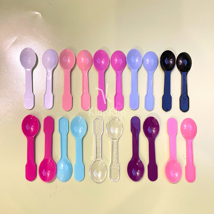 Jual 100pcs Sendok Jelly Plastik / Sendok Plastik Ice Cream / Sendok ...