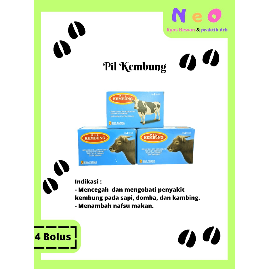 Jual Pil Kembung 4 Bolus Obat Kembung Sapi, Domba, dan Kambing | Shopee ... Jual Pil Kembung 4 Bolus Obat Kembung Sapi, Domba, dan Kambing | Shopee ...