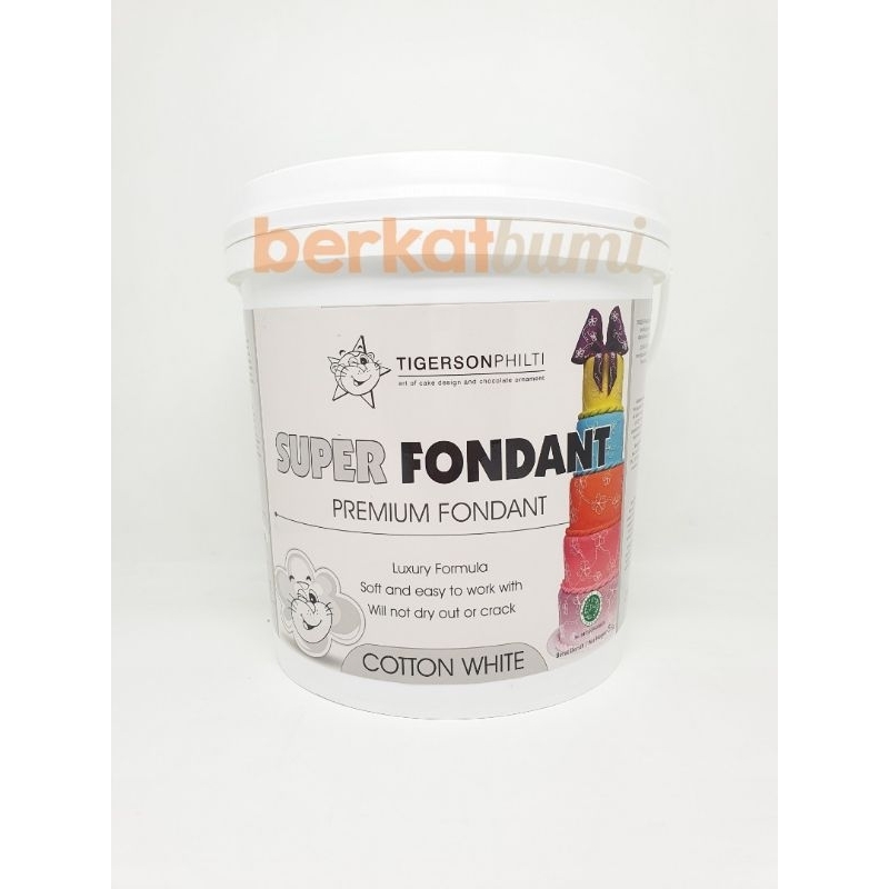 Jual Tigerson Icing Super Fondant Cotton White 500g | Shopee Indonesia