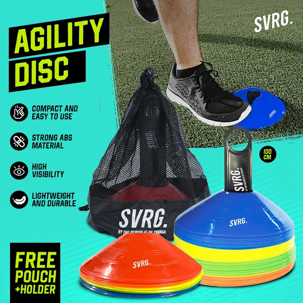 Jual Svarga Agility Disc - Cone Mangkok Speed Marker Set - Sepak Bola ...