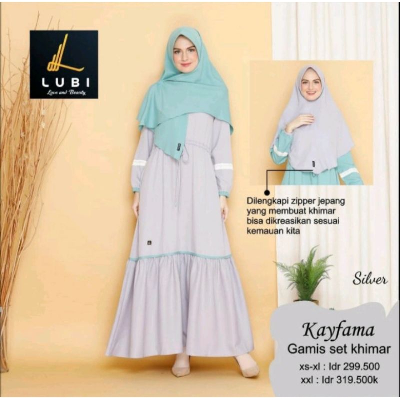 Jual GAMIS SET KHIMAR KAYFAMA BY LUBI | Shopee Indonesia