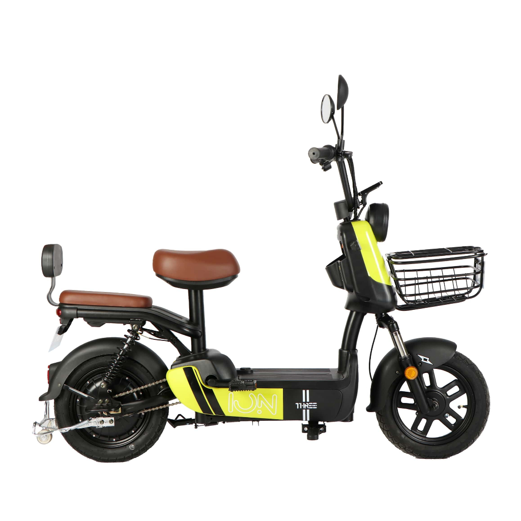 Jual Sepeda Listrik Electric Bike ION THREE S+ - Black Light Green ...