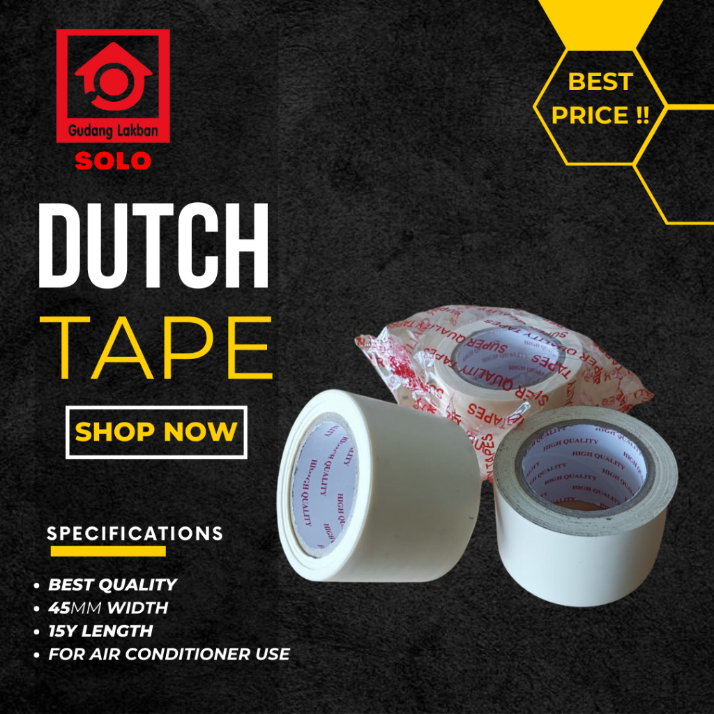Jual LAKBAN AC DUTCH TAPE NON LEM | Shopee Indonesia