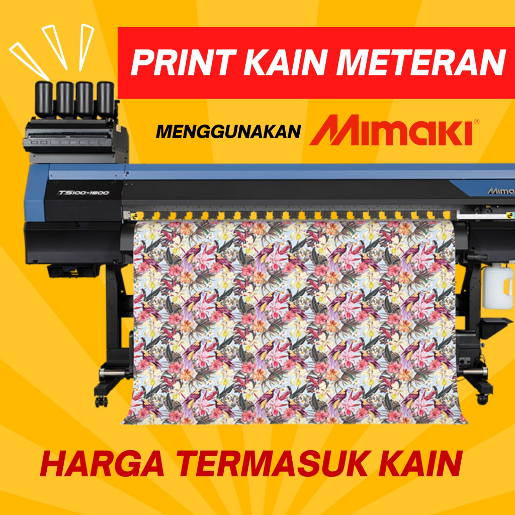 Jual PRINT KAIN SUBLIM METERAN (SUDAH TERMASUK KAIN) HARGA MURAH | Shopee Indonesia