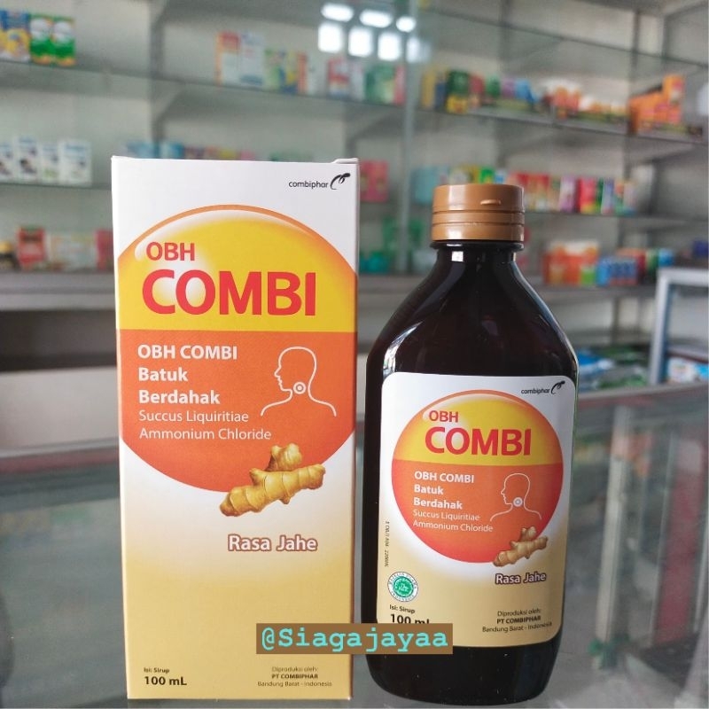 Jual OBH Combi Batuk Berdahak Jahe Syrup 100ml | Shopee Indonesia