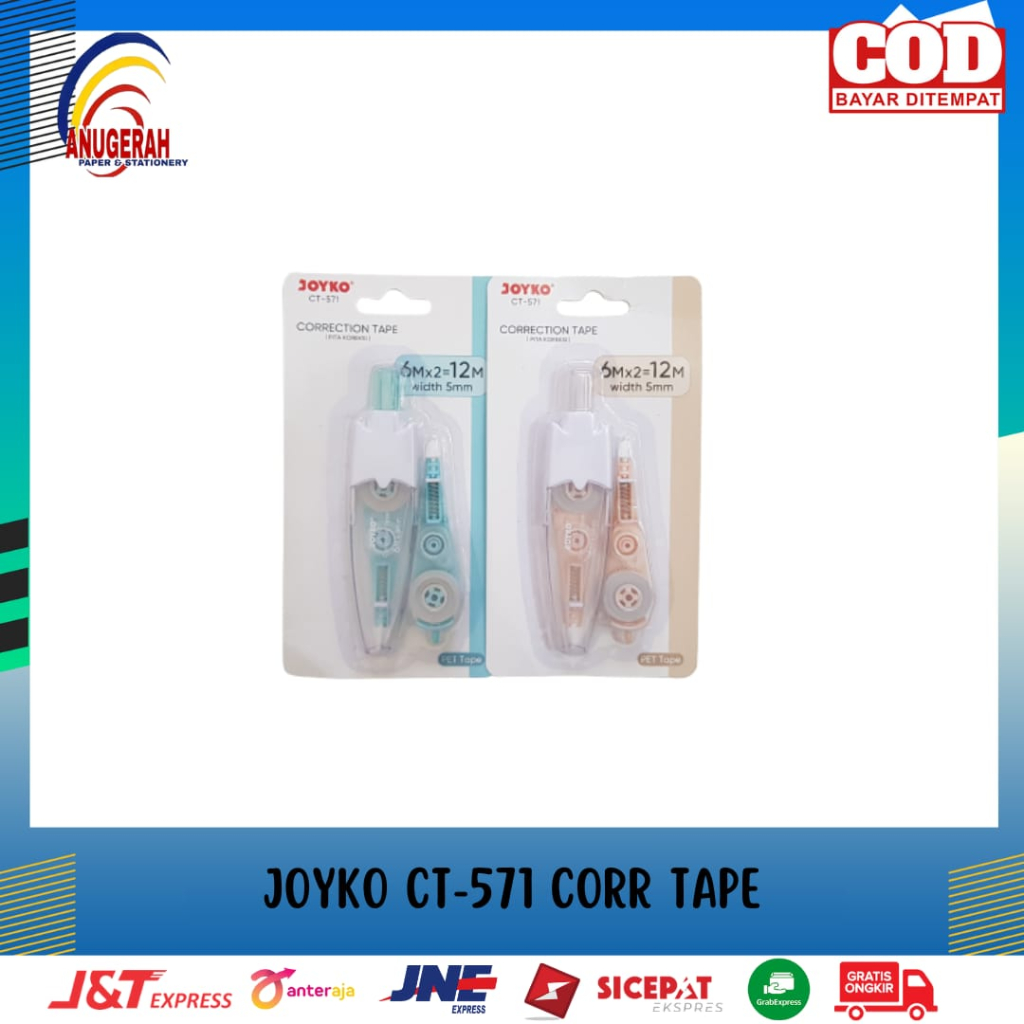 Jual CORR TAPE JOYKO CT-571 (PCS) | Shopee Indonesia
