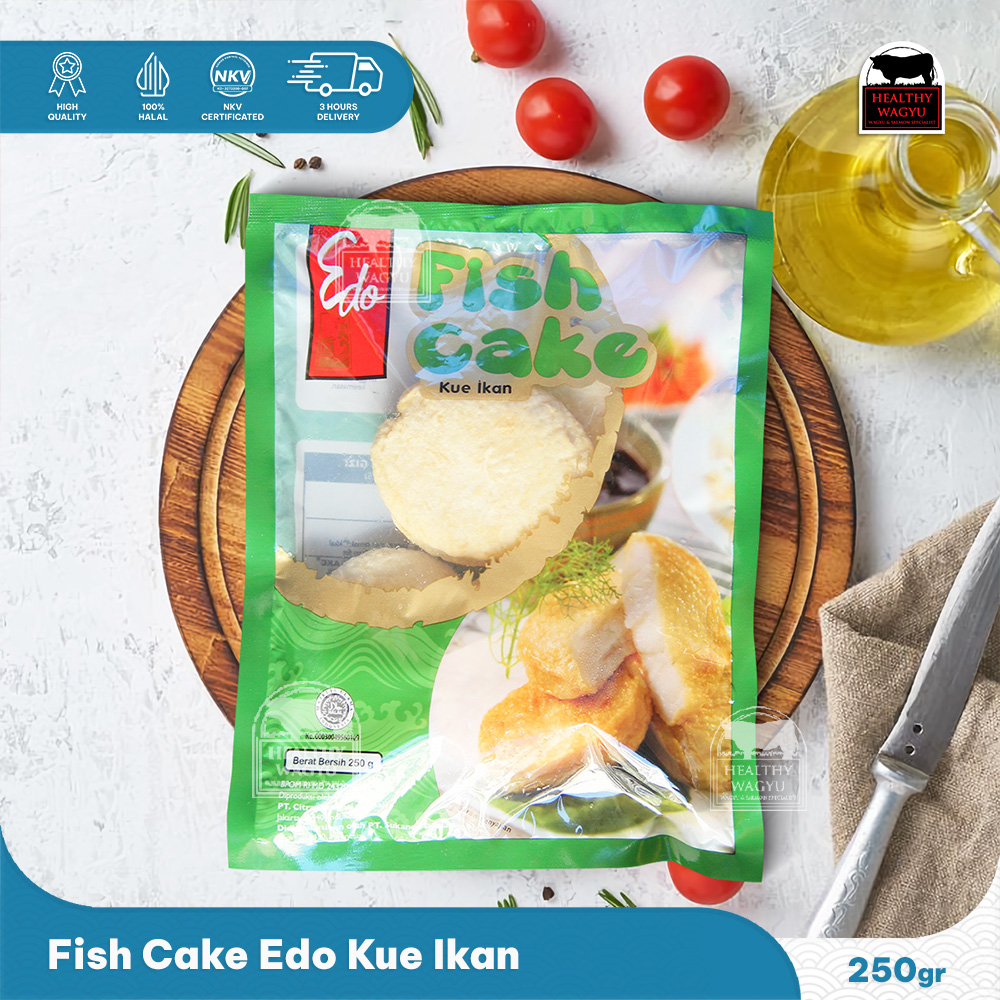 Jual Edo Fish Cake Kue Ikan Frozen Food 250 gr Healthy Wagyu | Shopee ...