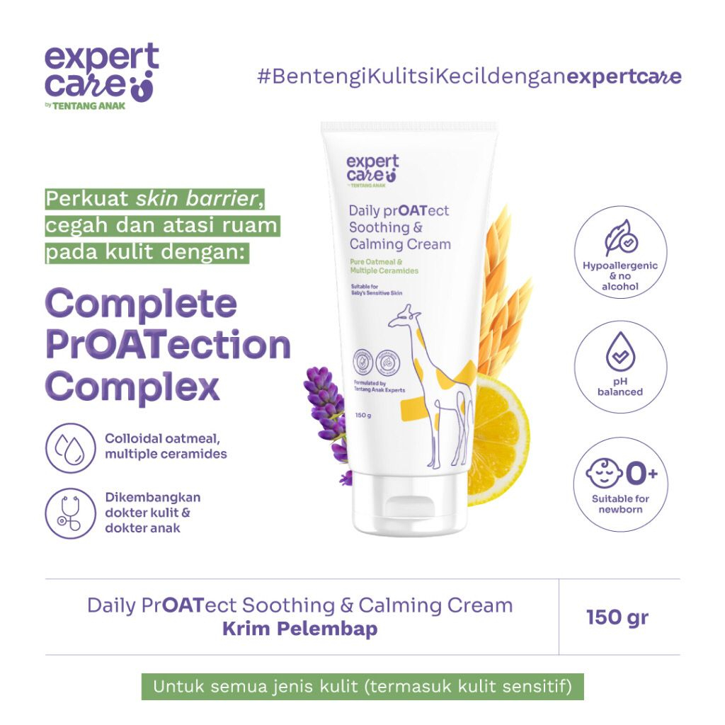Jual Expert Care Soothing Calming Moisturizer Cream Lotion Bayi Anak ...