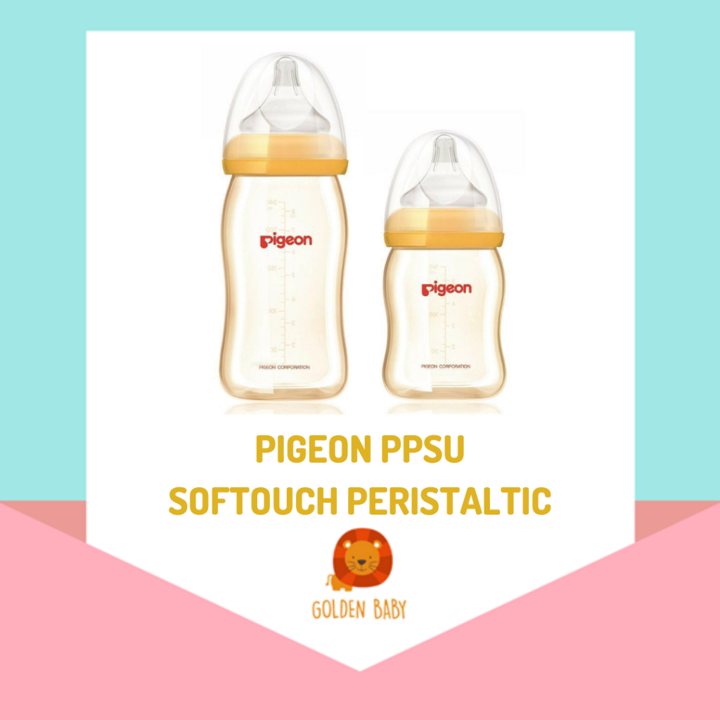 Jual Pigeon Botol PPSU Softouch Peristaltic | Botol Susu Anak Bayi | Shopee Indonesia