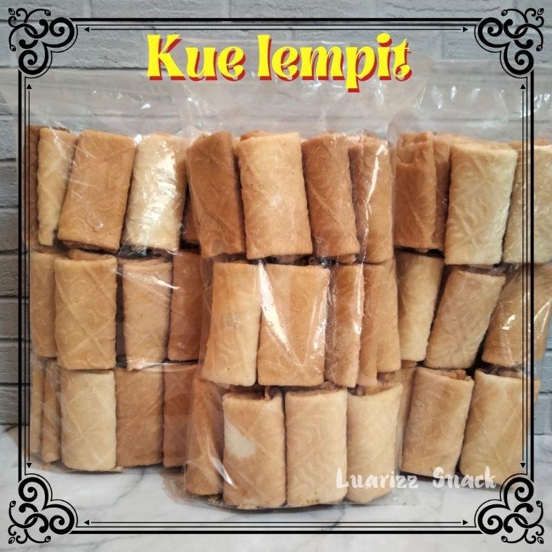 Jual 250 gr Kue Lempit Lampit Semprong Lipat Kiloan | Shopee Indonesia