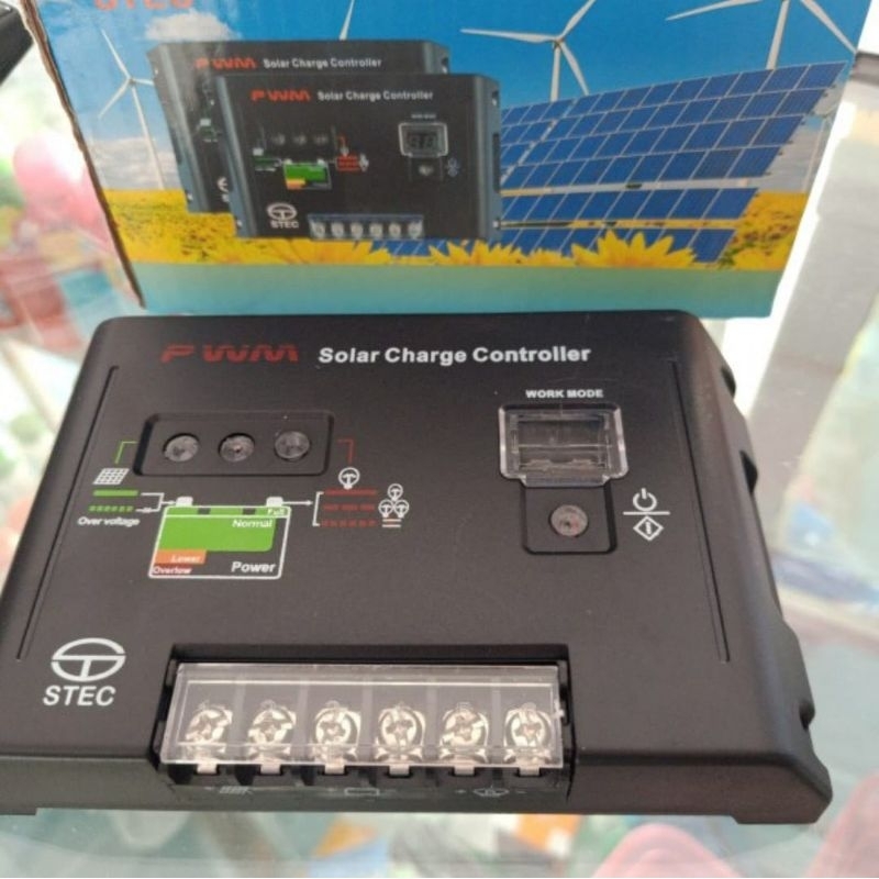 Jual Auto Solar Charge Controller Kontroler PWM STEC 20A Scc20A 12/24V | Shopee Indonesia