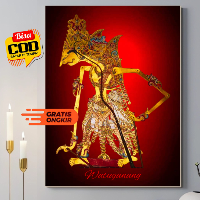 Jual Poster Wayang Kulit Watugunung Untuk Hiasan Dinding Atau Wall ...
