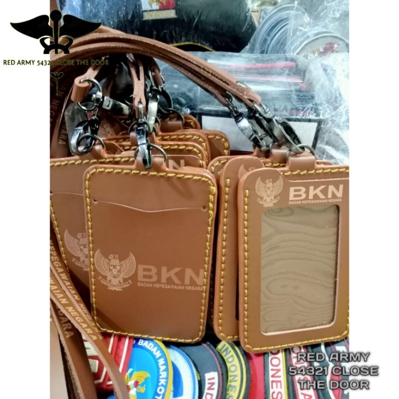 Jual ID Card Holder Tali Lanyard Name Tag Logo BKN | Shopee Indonesia