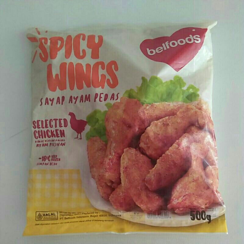 Jual Belfoods spicy chiken wing 500g | Shopee Indonesia