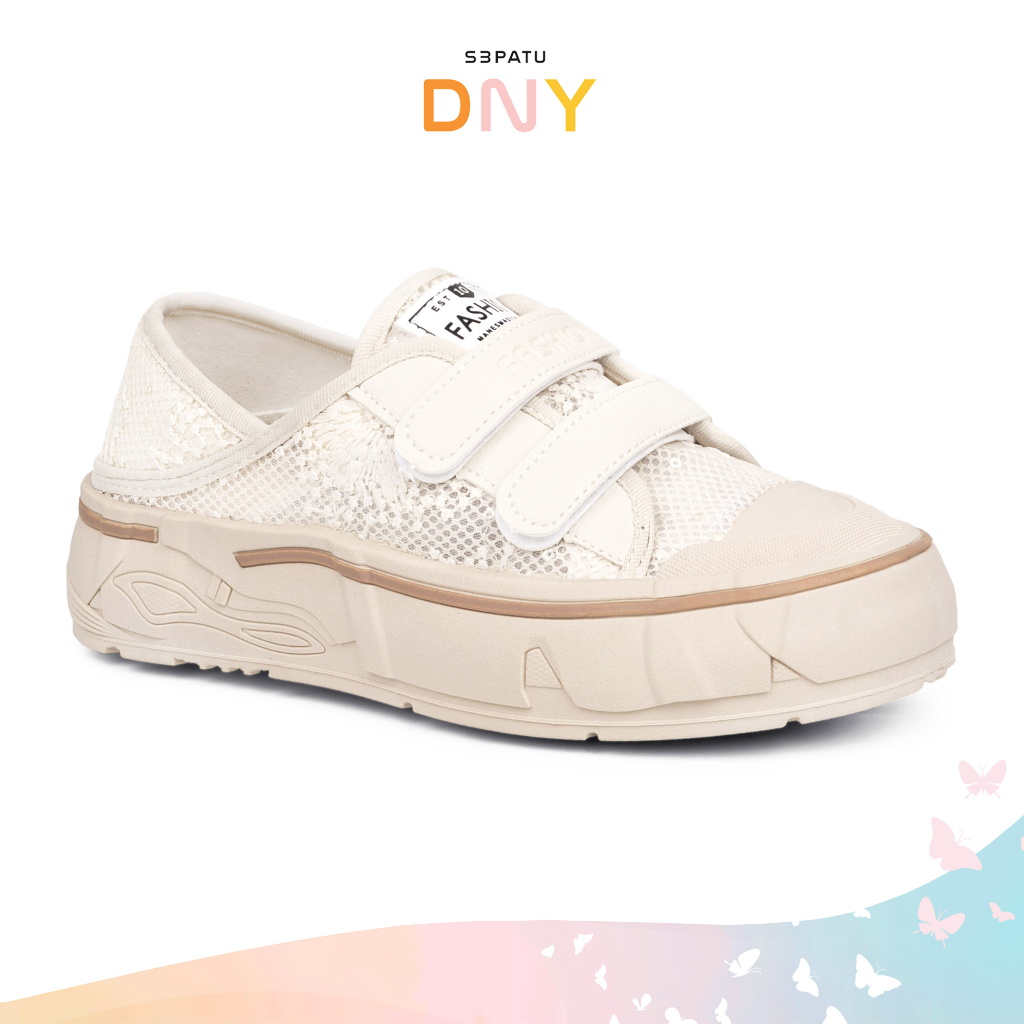Jual Sepatu DNY Sepatu Sneakers Perempuan Import ala Korea Sneaker ...