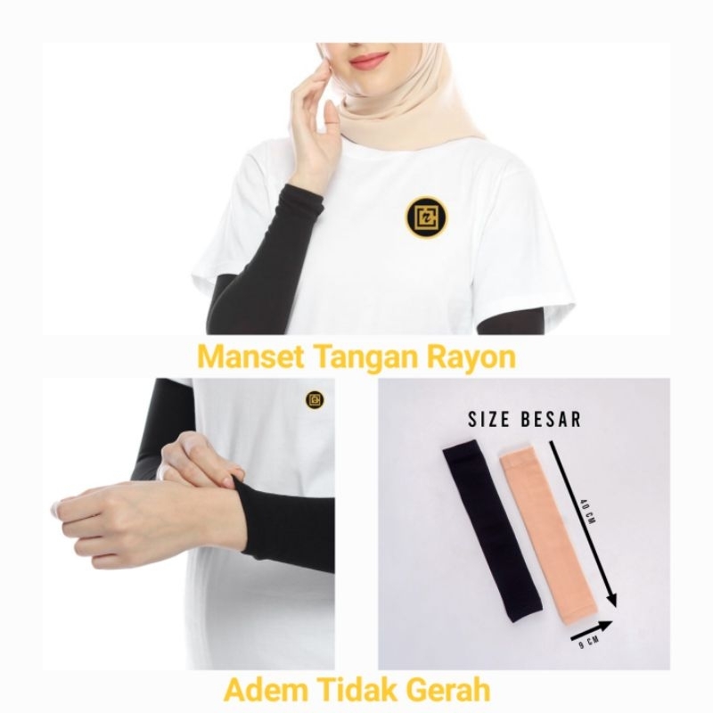 Jual Manset Tangan Rayon Premium Adem / Handsock Pria Wanita | Shopee ...