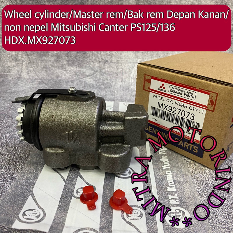 Jual Wheel Cylinder/Master Rem/Bak Rem Depan Kanan Non Nepel Mitsubishi ...