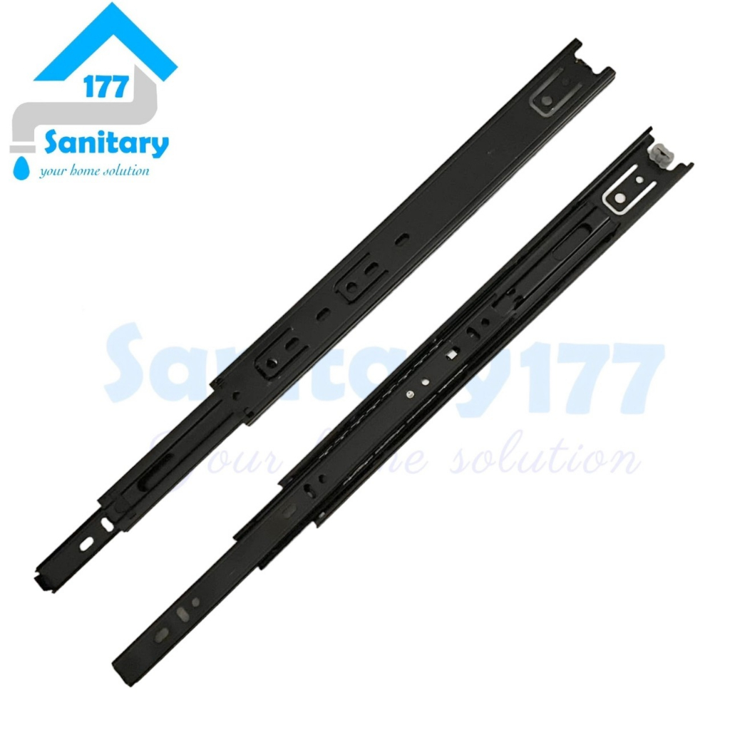 Jual 1 set Rel double track 30 35 40 cm-rail laci kictchen set rel laci ...