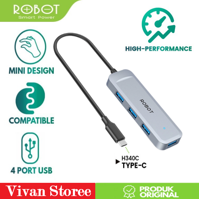 Jual ROBOT USB Hub 4 Port USB 3.0 High performance Kecepatan 5Gbps ...