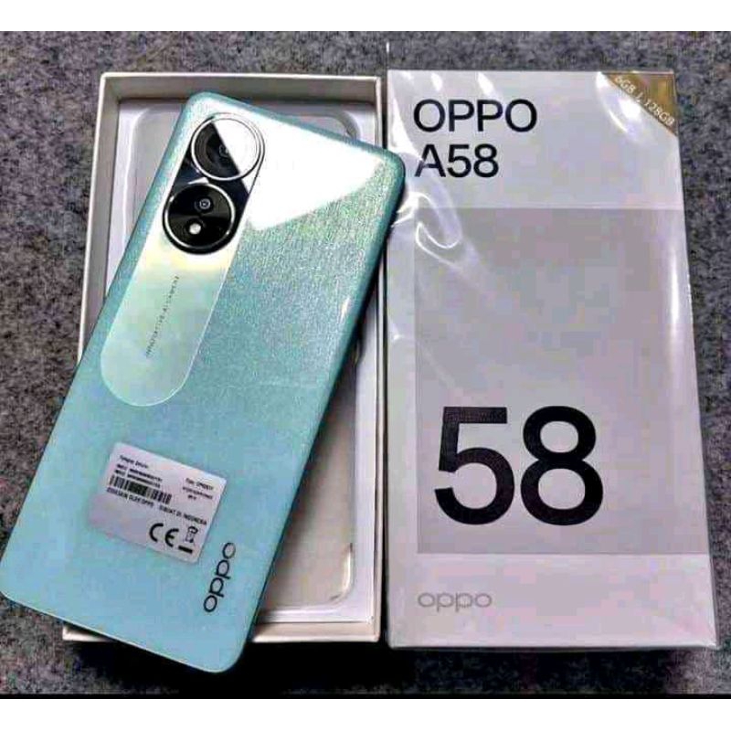 Jual oppo A58 terbaru 2023 Ram 6/128Gb Garansi 12 bulan | Shopee Indonesia
