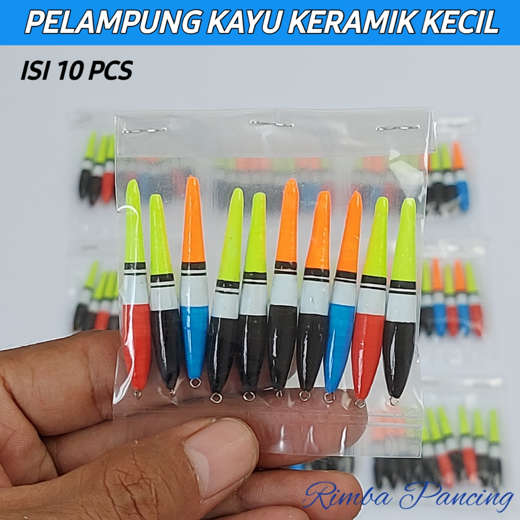 Jual Pelampung Pancing Kayu Keramik Isi 10 Pcs Termurah | Shopee Indonesia