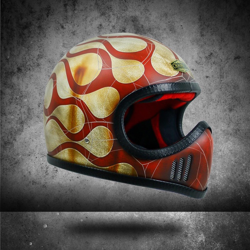 Jual HELM CUSTOM CHAMBER ORION | Shopee Indonesia